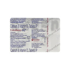 Coralium D3 Strip Of 10 Tablets - Uses, Side Effects, Dosage ...