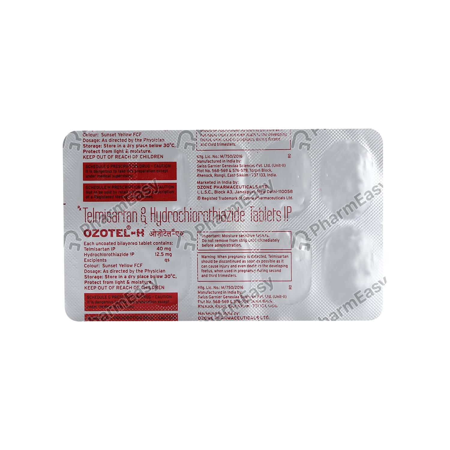 Ozotel H Strip Of 10 Tablets: Uses, Side Effects, Price, Dosage ...