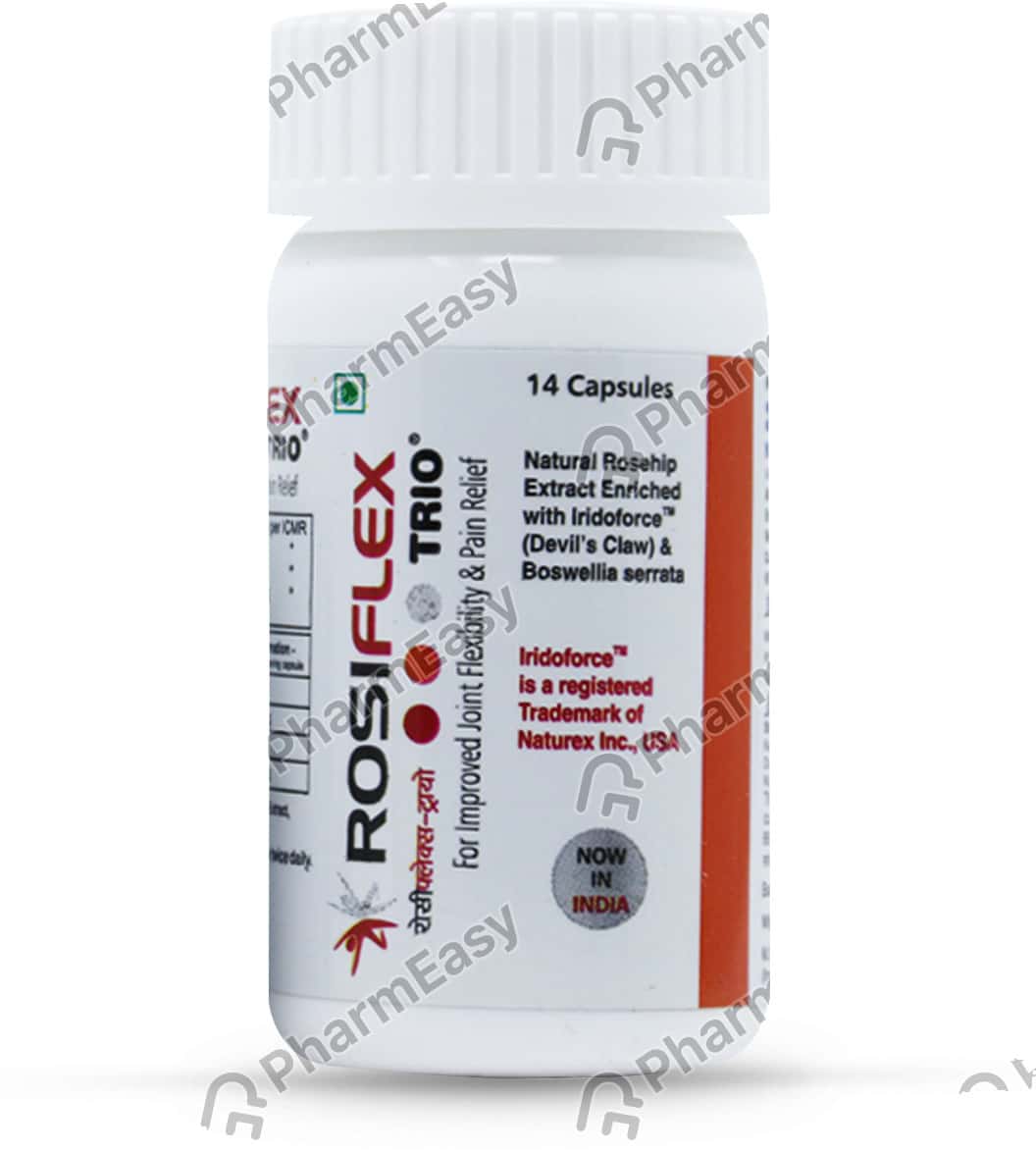 Buy Rosiflex Trio Capsule 14'S Online at Flat 15% OFF | PharmEasy