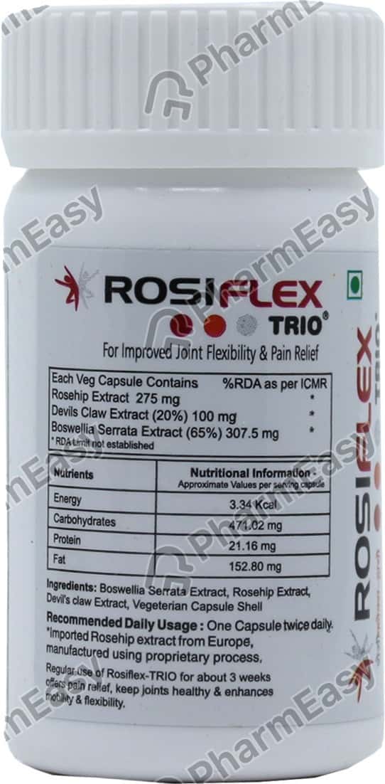 Buy Rosiflex Trio Capsule 14'S Online at Flat 15% OFF | PharmEasy