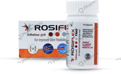 Rosiflex Trio Bottle Of 14 Capsules: Uses, Side Effects, Price & Dosage ...