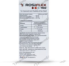 Buy Rosiflex Trio Bottle Of 14 Capsules Online at Flat 15% OFF | PharmEasy