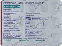 Pantodac 40 Tablet: Uses, Side-effects, Price, Dosage & More Info ...