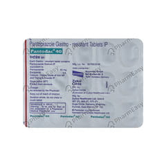 Pantodac 40 MG Tablet (15) - Uses, Side Effects, Dosage, Composition ...