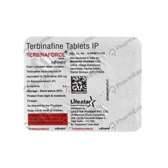 Terbinaforce 250 MG Tablet (7) - Uses, Side Effects, Dosage ...