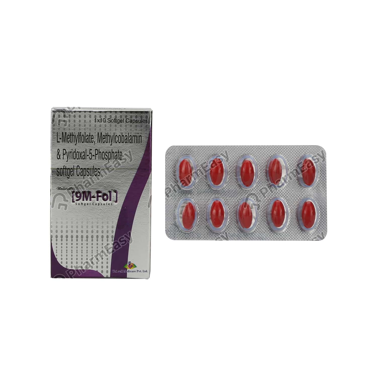 Buy 9 M Fol Cap 10'S Online at Flat 18% OFF* | PharmEasy