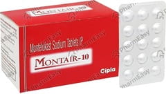 Montair 10 MG Tablet (15): Uses, Side Effects, Price & Dosage | PharmEasy