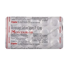 Montair 10 MG Tablet (15) - Uses, Side Effects, Dosage, Composition ...