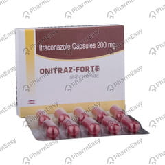 Onitraz Forte 200 MG Capsule (4): Uses, Side Effects, Price & Dosage ...