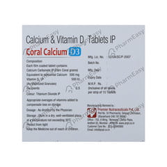 Coral Calcium D3 - Uses, Side Effects, Dosage, Composition & Price ...