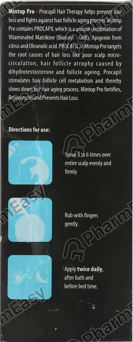 Buy MINTOP PRO, WITH PROCAPIL HAIR THERAPY, 75ML Online & Get Upto 60% ...