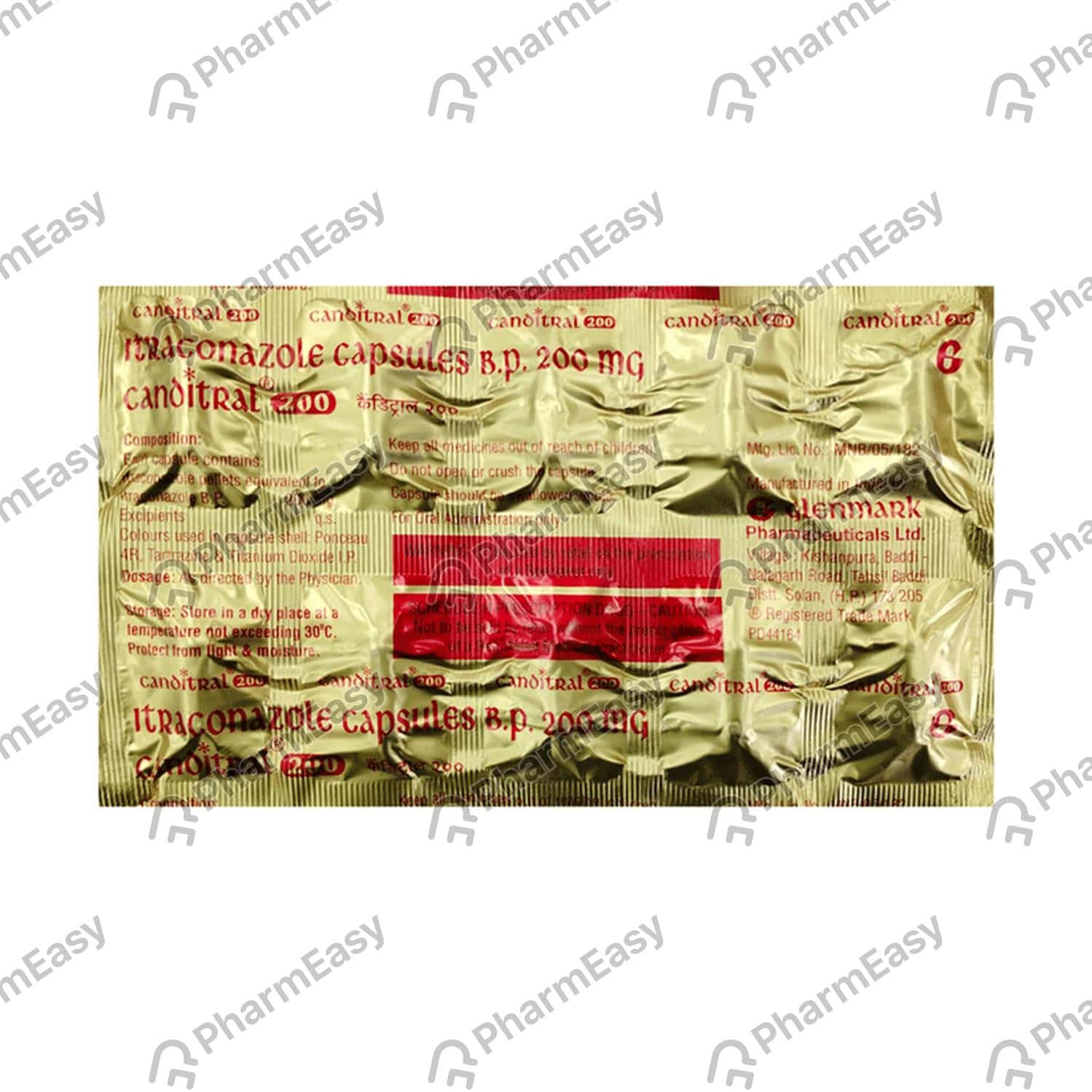 Canditral 200 MG Capsule (4): Uses, Side Effects, Price & Dosage ...