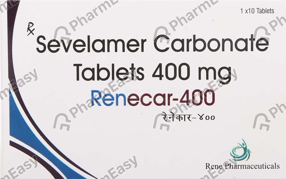 Renecar 400 MG Tablet (10): Uses, Side Effects, Price & Dosage | PharmEasy
