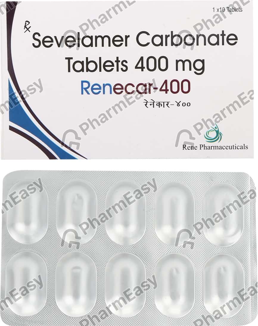 Renecar 400 MG Tablet (10): Uses, Side Effects, Price & Dosage | PharmEasy
