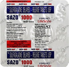 Sazo 1 G Tablet (15): Uses, Side Effects, Price & Dosage | PharmEasy