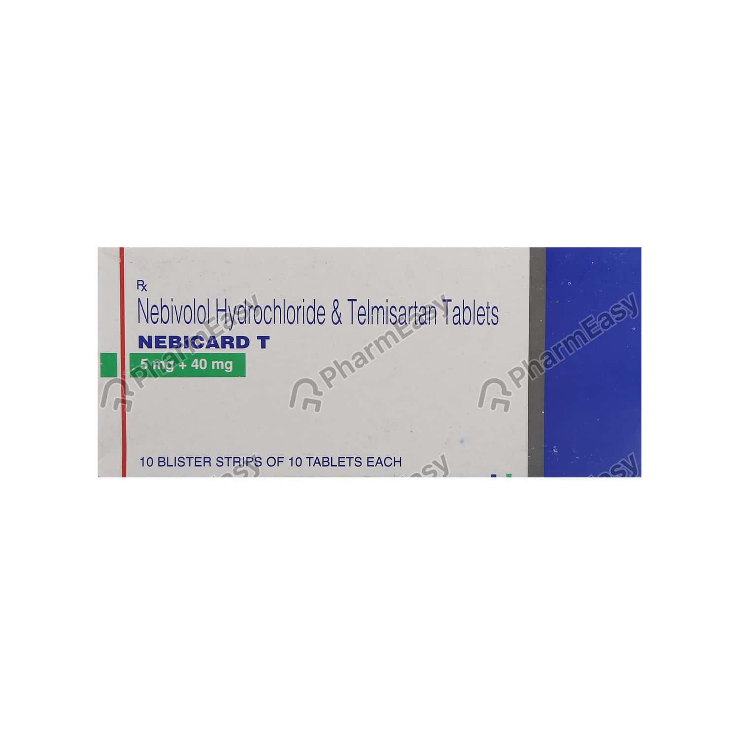 Buy Nebicard T Strip Of 10 Tablets Online at Flat 18% OFF* | PharmEasy