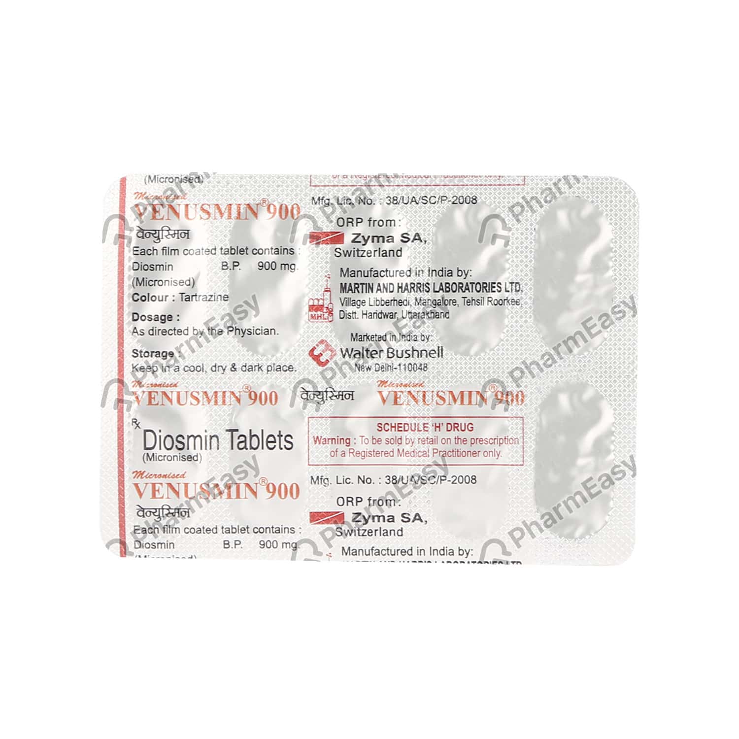 Buy Venusmin 900 MG Tablet (10) Online at Flat 18% OFF* | PharmEasy