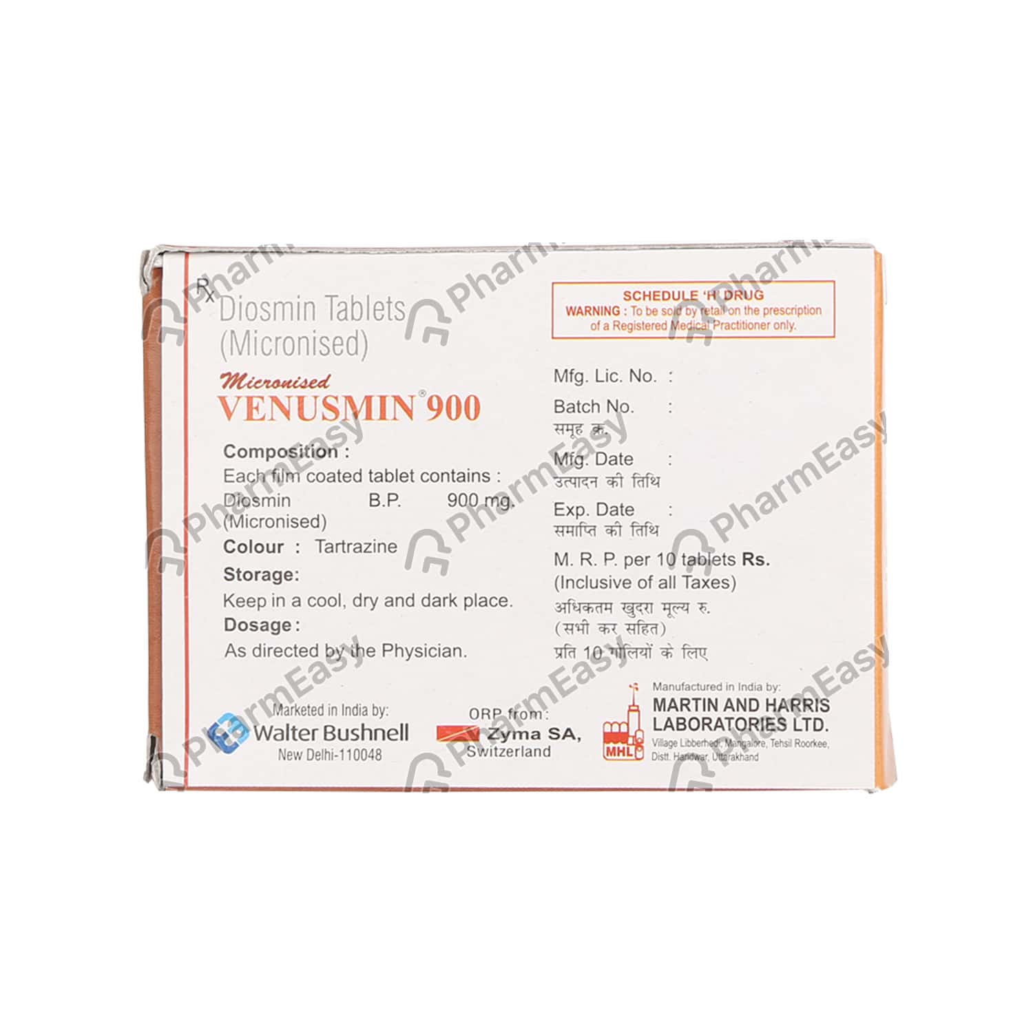 Buy Venusmin 900 MG Tablet (10) Online at Flat 18% OFF* | PharmEasy