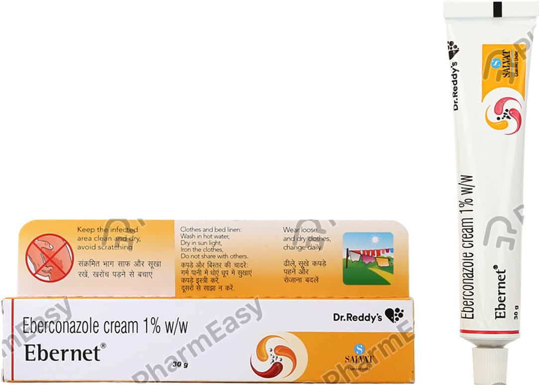 Ebernet 1 %W/W Cream (30): Uses, Side Effects, Price & Dosage | PharmEasy