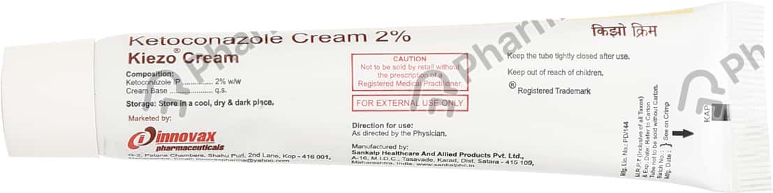 Kiezo 2 %W/W Cream (30): Uses, Side Effects, Price & Dosage | PharmEasy