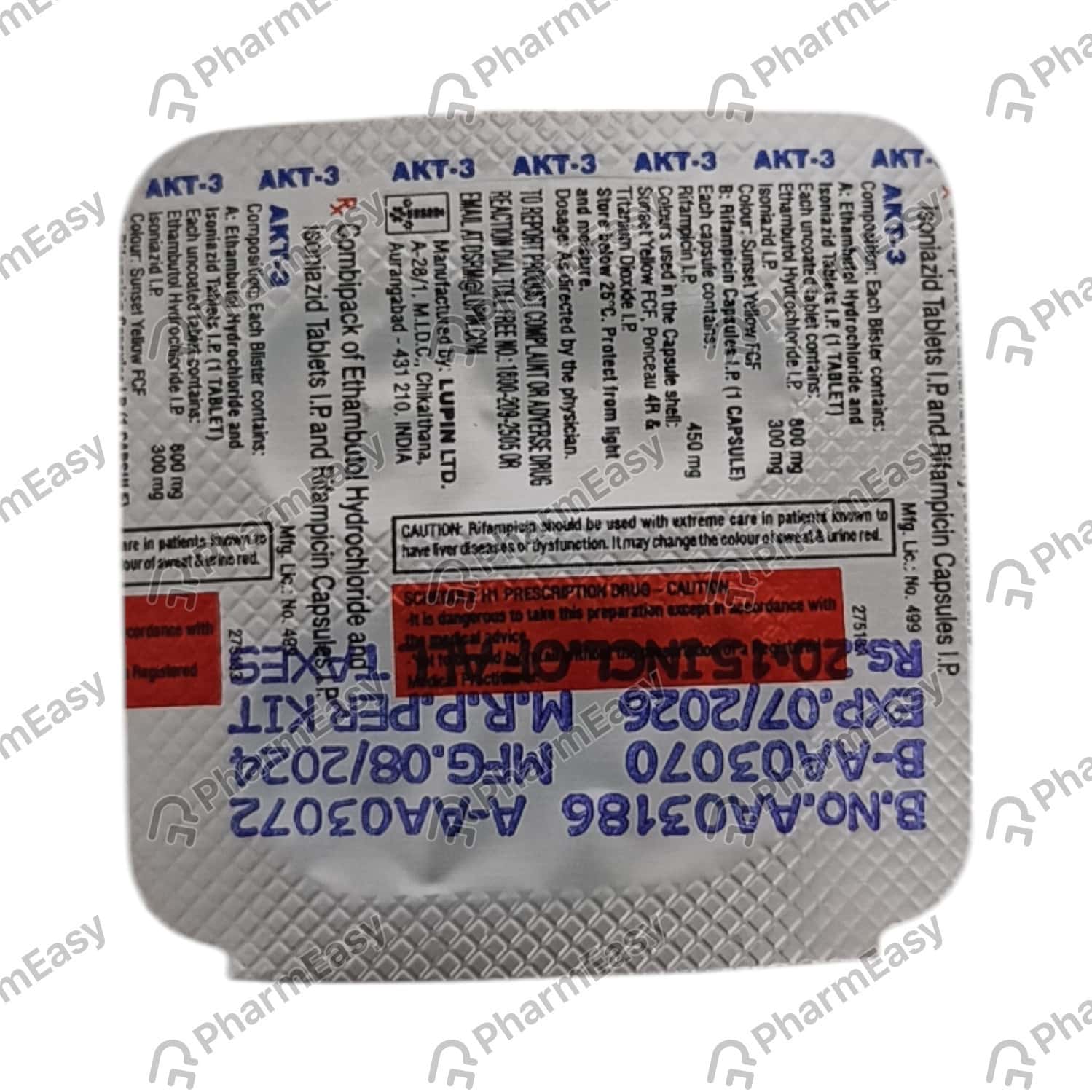 Akt 3 Strip Of 2 Capsule & Tablet Combikit: Uses, Side Effects, Price & Dosage | PharmEasy