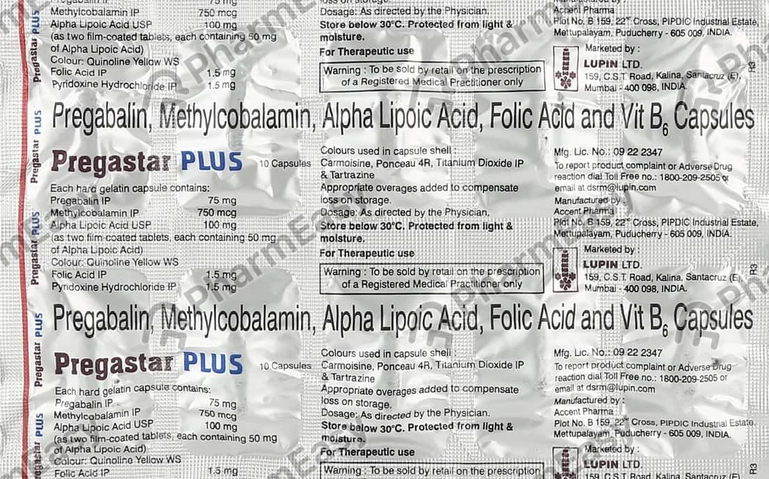 Buy Pregastar Plus Strip Of 10 Capsules Online at Flat 15% OFF | PharmEasy