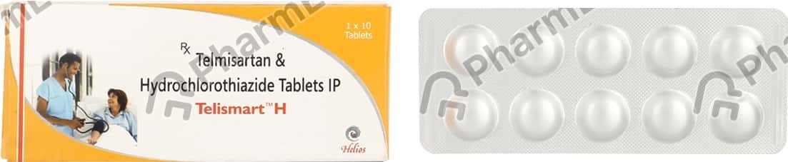 Telismart H 40/12.5mg Strip Of 10 Tablets: Uses, Side Effects, Price ...