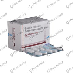 Glimestar Pm 2mg/500mg/15mg Strip Of 30 Tablets: Uses, Side Effects ...