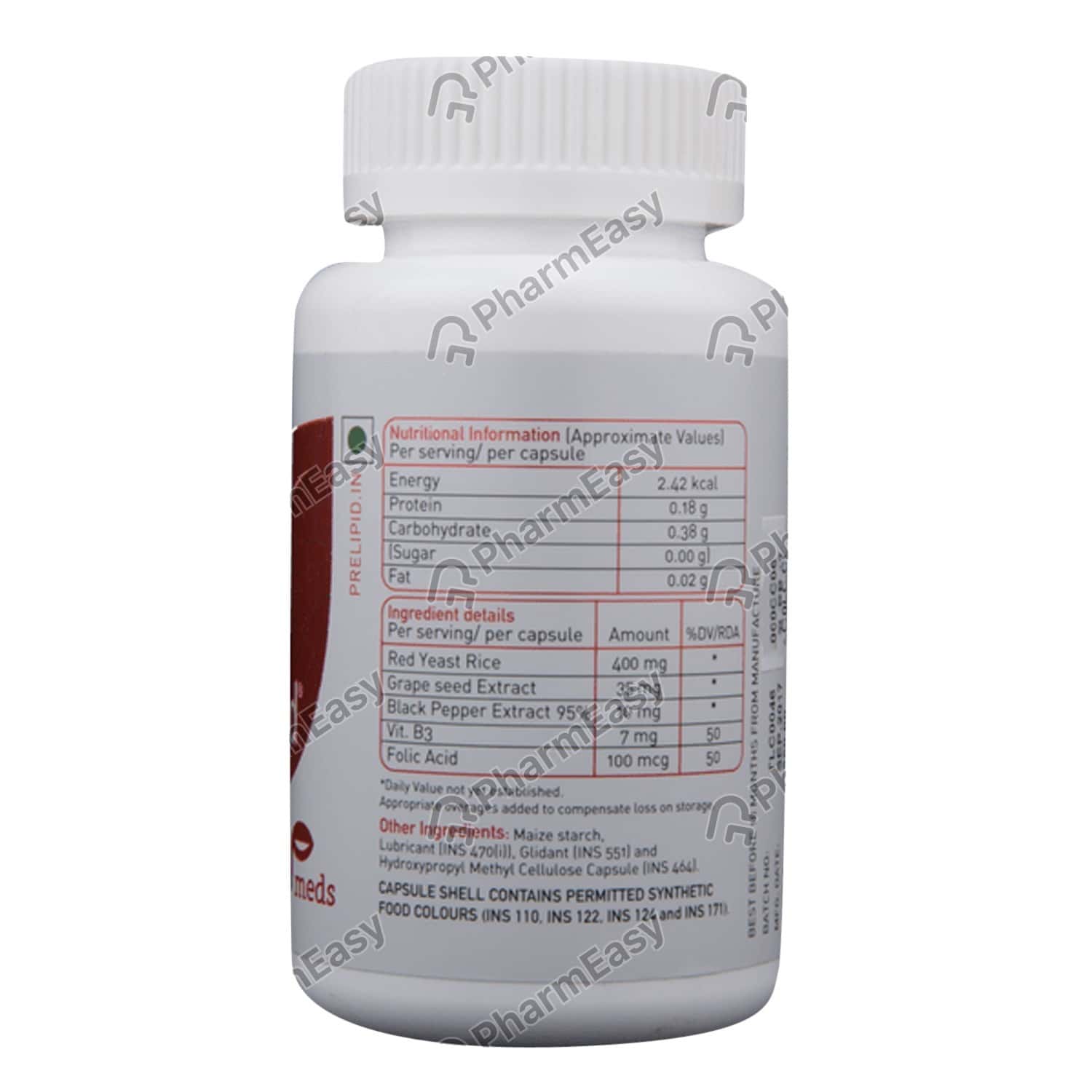 Buy Prelipid Bottle Of 60 Capsules Online at Flat 15% OFF | PharmEasy