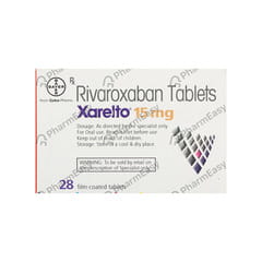 Buy Xarelto 15 MG Tablet (14) Online at Flat 18% OFF* | PharmEasy