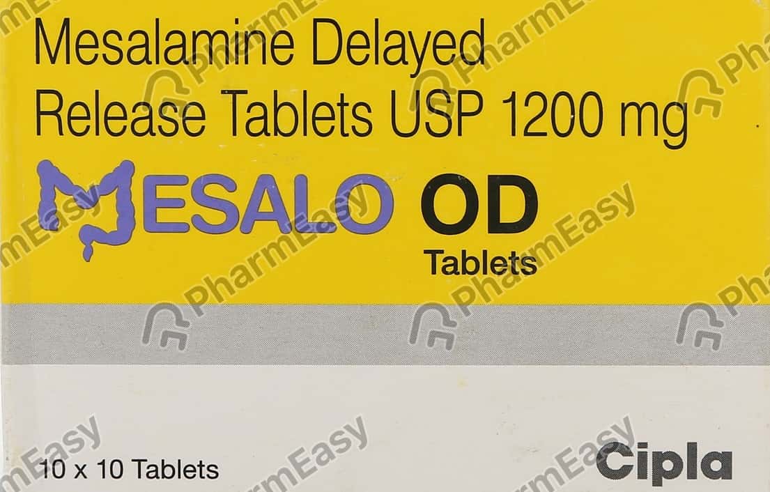Mesalo Od 1.2 G Tablet (10): Uses, Side Effects, Price & Dosage | PharmEasy