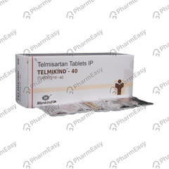 Telmikind 40 MG Tablet (30): Uses, Side Effects, Price & Dosage | PharmEasy