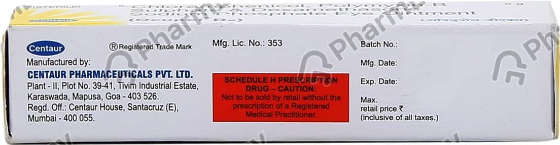 Ocupol Dx Tube Of 5gm Eye Ointment: Uses, Side Effects, Price & Dosage ...