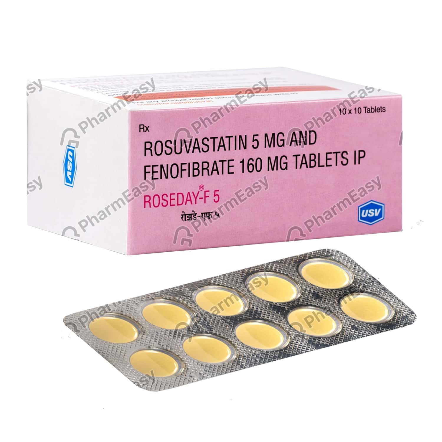 Buy Roseday F 5mg Strip Of 10 Tablets Online at Flat 18% OFF* | PharmEasy