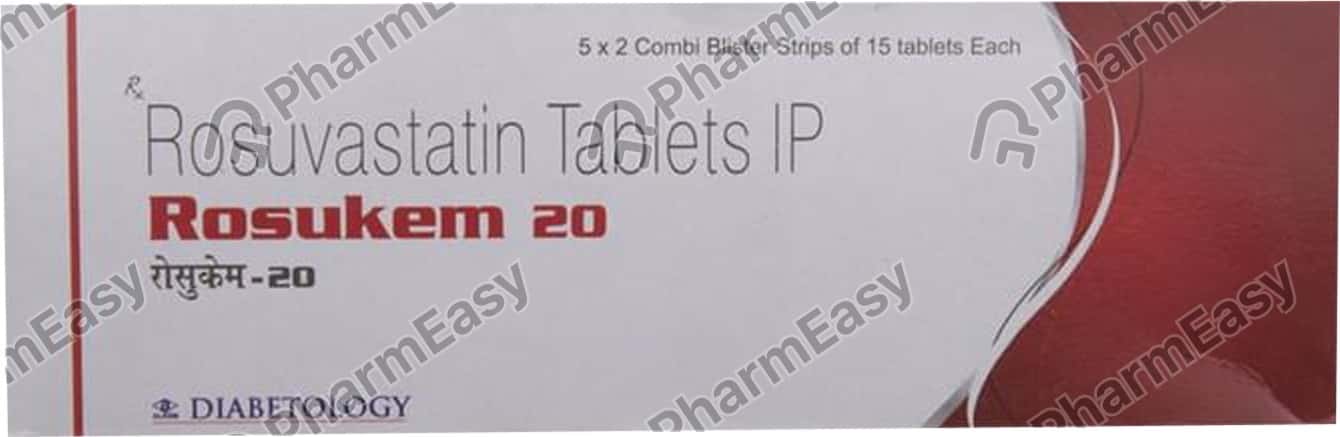 Rosukem 20 MG Tablet (15): Uses, Side Effects, Price & Dosage | PharmEasy