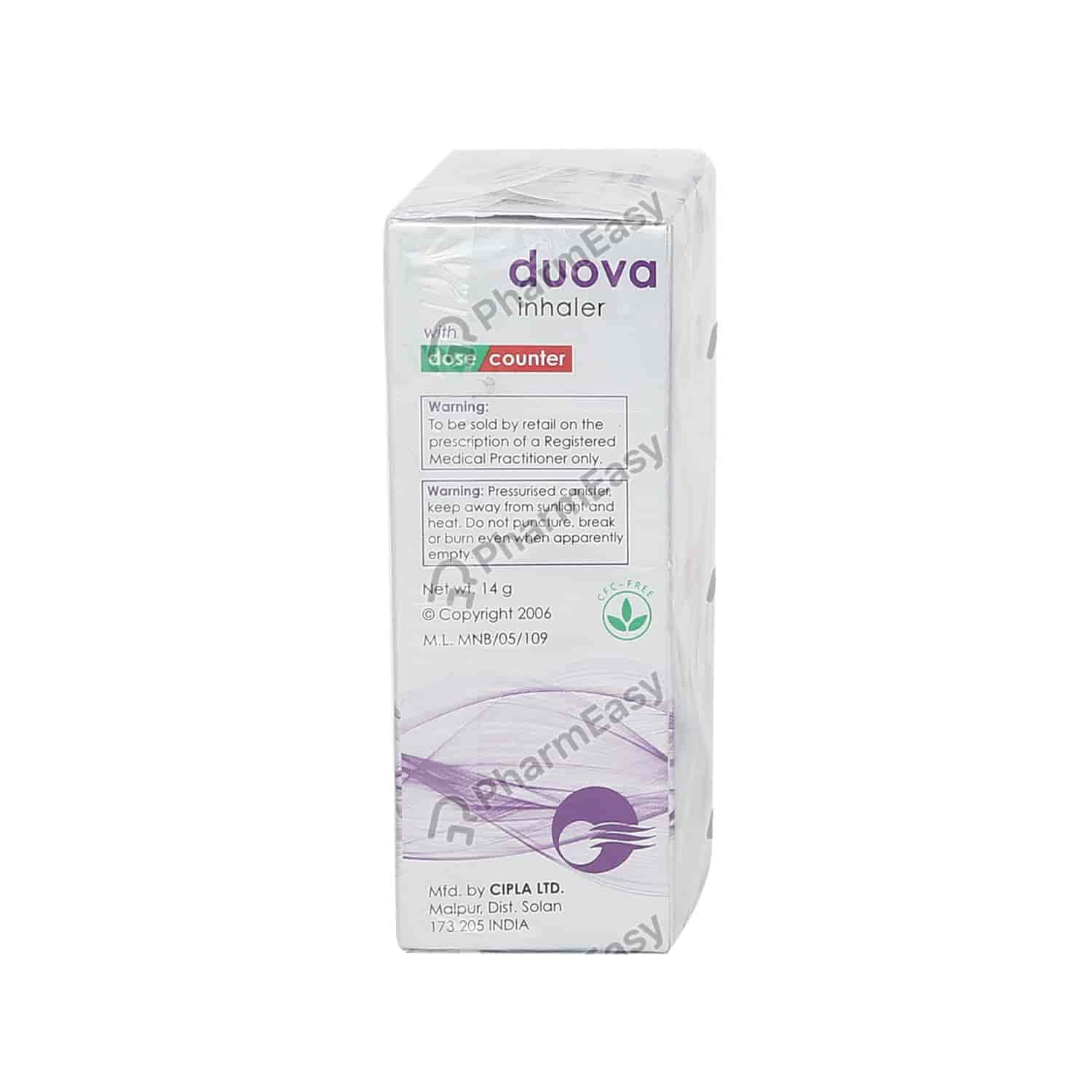 Buy Duova Inhaler 200md Online at Flat 18% OFF* | PharmEasy