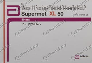 Supermet Xl 50 MG Tablet (15): Uses, Side Effects, Price, Dosage ...