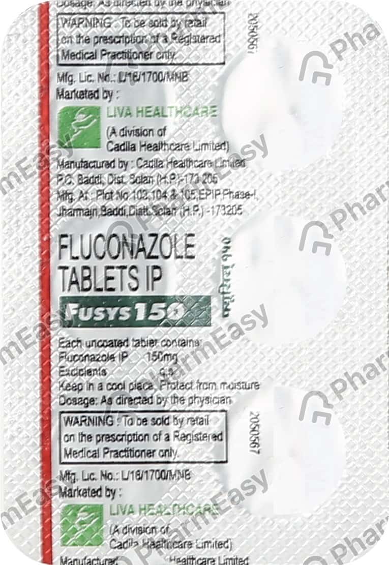 Fusys 150 MG Tablet (6): Uses, Side Effects, Price & Dosage | PharmEasy