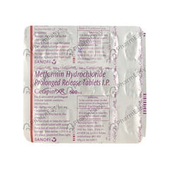 Cetapin Xr 500 MG Tablet (15): Uses, Side Effects, Price & Dosage ...
