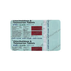 Ctd T 12.5/40mg Tab 15'S - Uses, Side Effects, Dosage, Composition ...