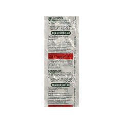 Telmiride 40 MG Tablet (10) - Uses, Side Effects, Dosage, Composition ...
