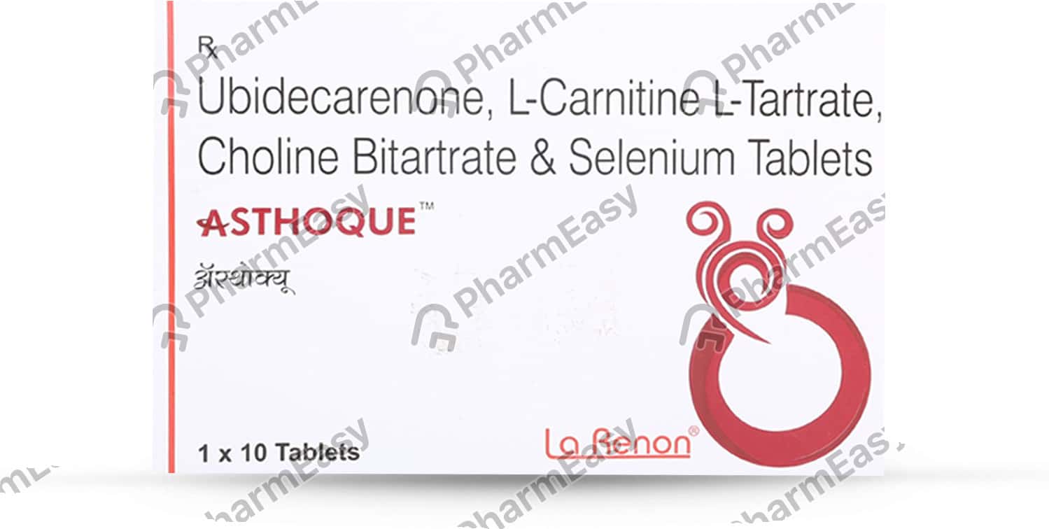 Buy Asthoque Strip Of 10 Tablets Online & Save Up to 24% at PharmEasy