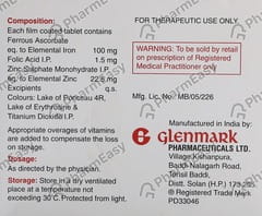 Mumfer Xt Strip Of 15 Tablets: Uses, Side Effects, Price & Dosage ...