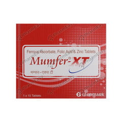 Mumfer Xt Strip Of 15 Tablets - Uses, Side Effects, Dosage, Composition ...