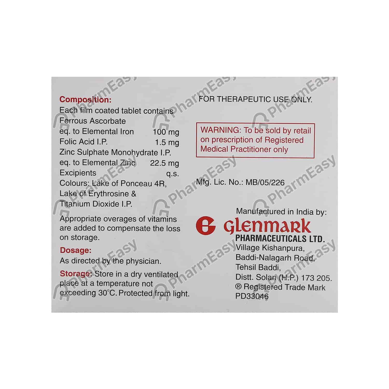 Mumfer Xt Strip Of 15 Tablets - Uses, Side Effects, Dosage, Composition ...