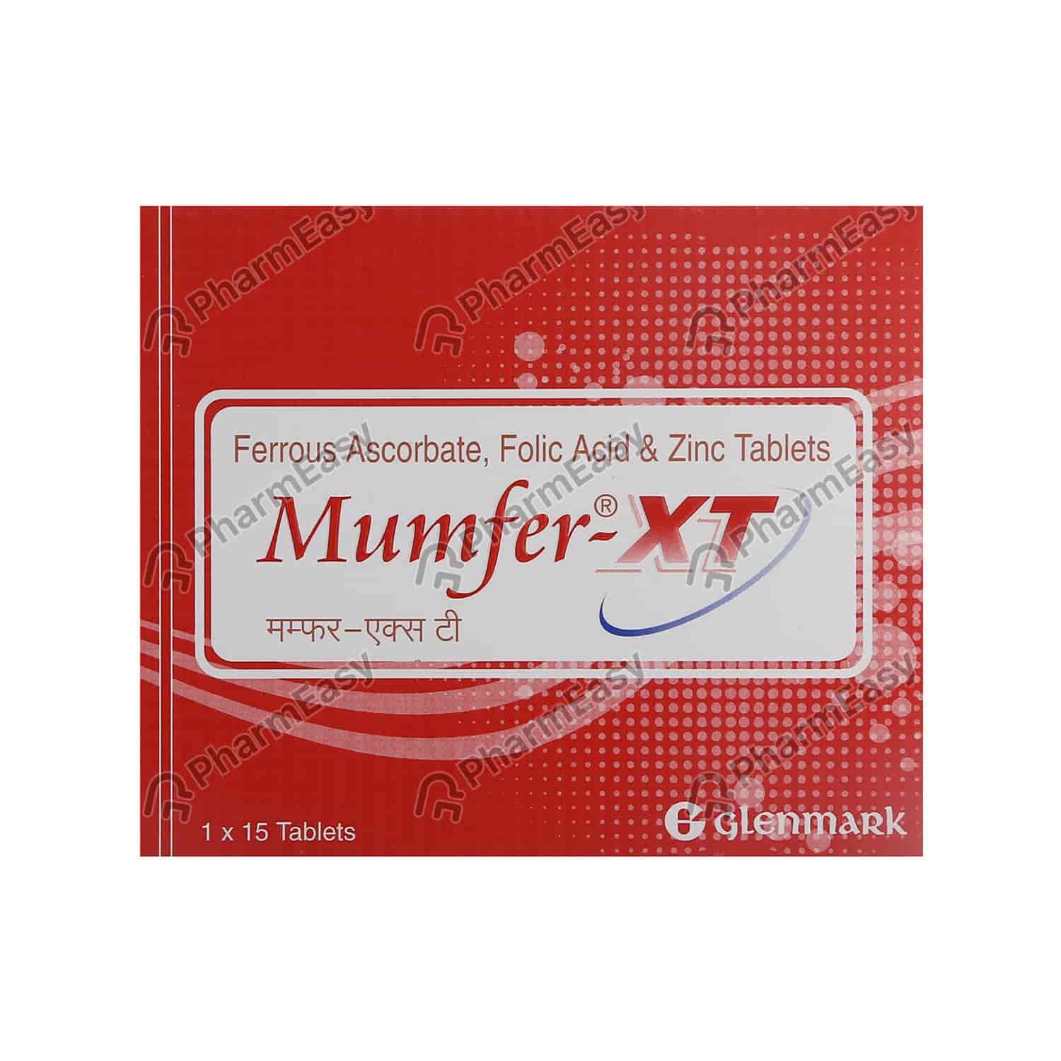 Mumfer Xt Strip Of 15 Tablets - Uses, Side Effects, Dosage, Composition ...