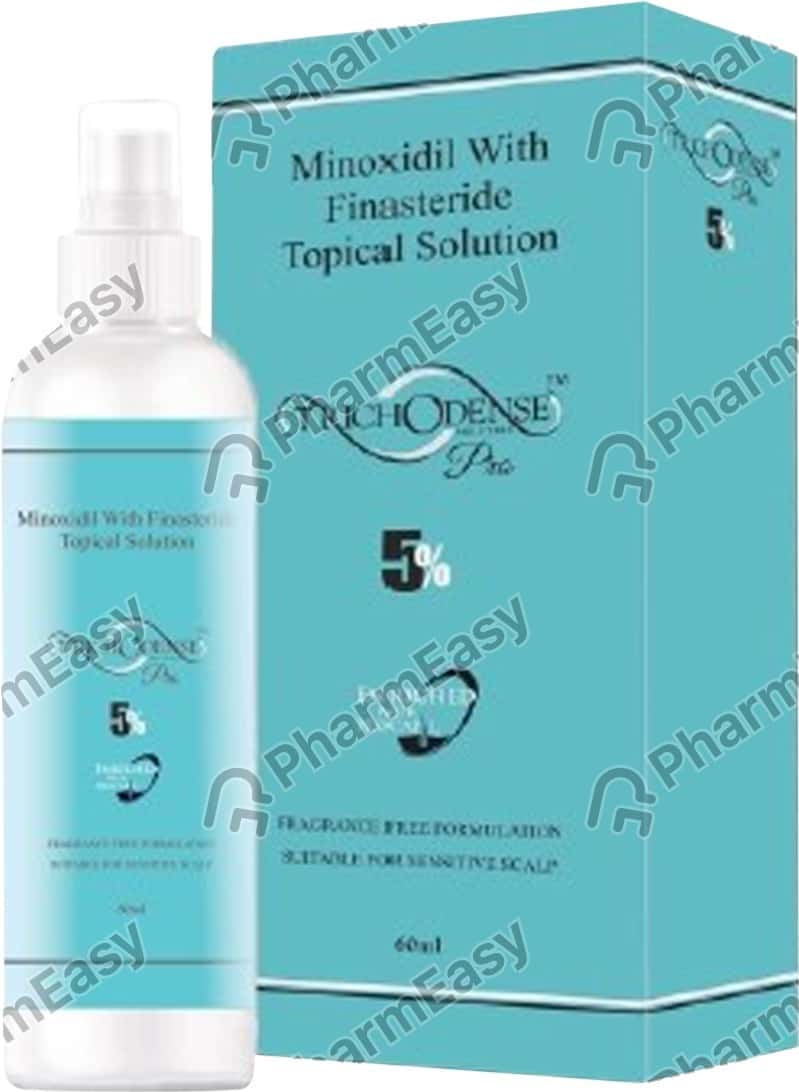 Trichodense 5 % Bottle Of 60ml Solution: Uses, Side Effects, Price ...