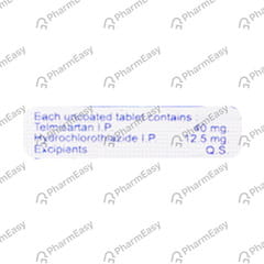 Telmiride H Strip Of 10 Tablets: Uses, Side Effects, Price & Dosage ...