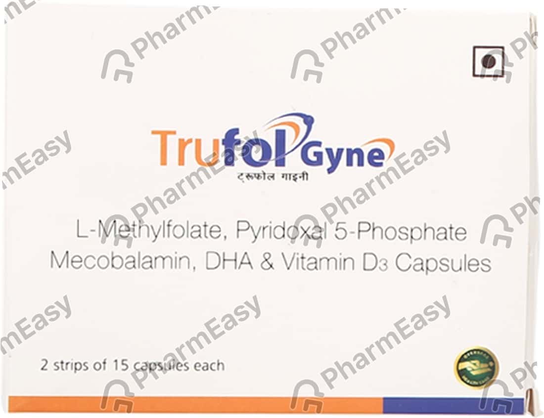 Buy Trufol Gyne Strip Of 15 Capsules Online at Flat 15% OFF | PharmEasy