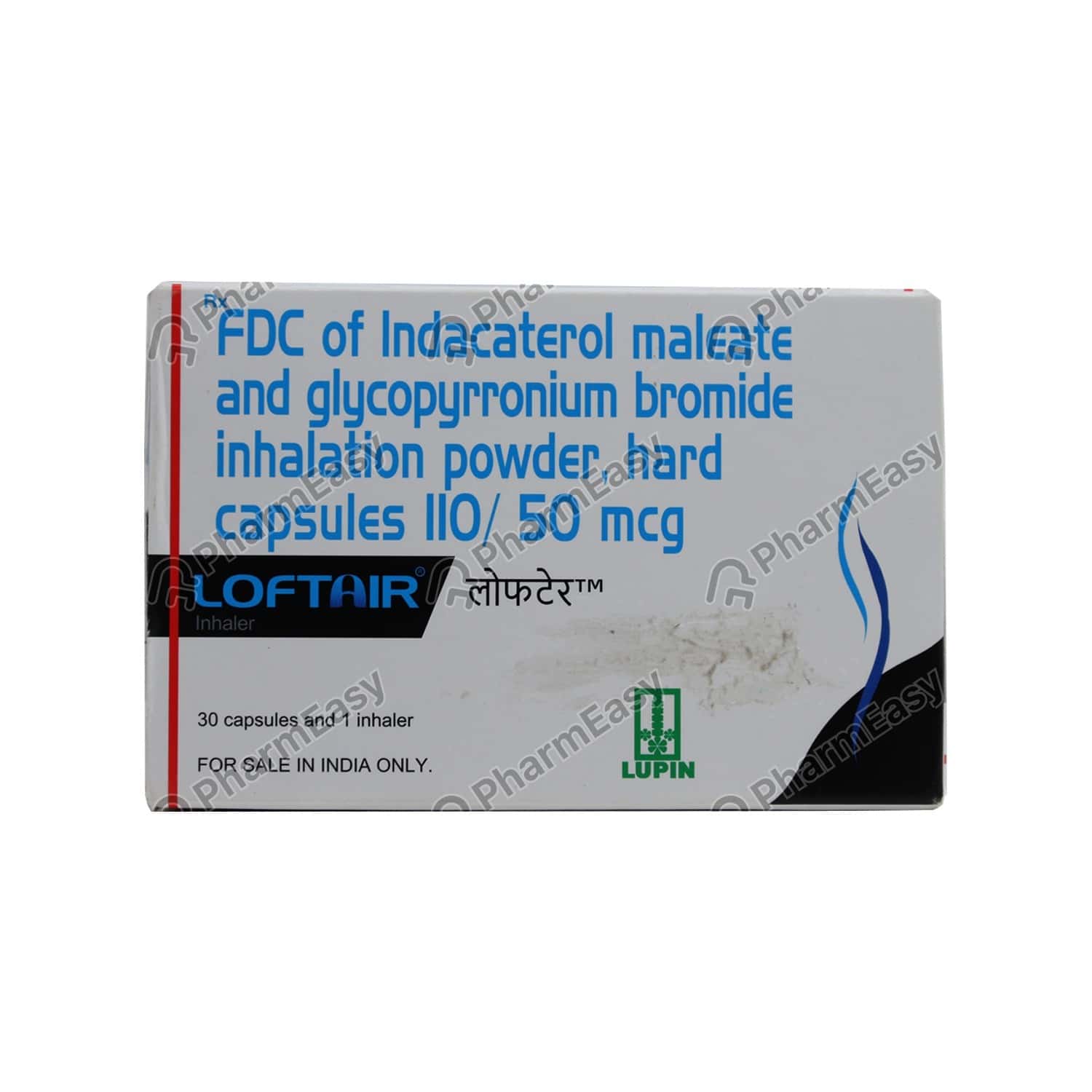 Loftair 110/50mcg Box Of 30 Capsules And 1 Inhaler - Uses, Side Effects ...